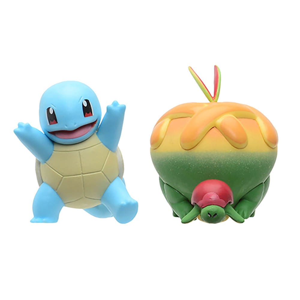 Figura De Batalha Pokémon - Squirtle E Appleton