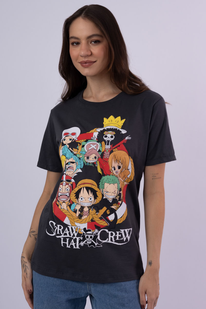 Camiseta One Piece Straw Hat Crew Kids